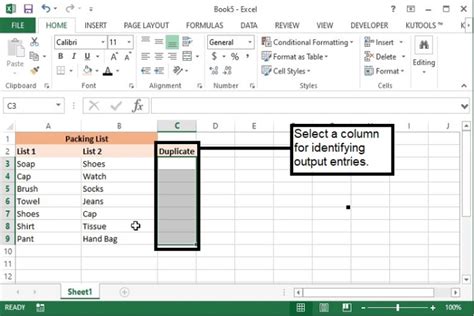 چگونه دو ستون را با هم مقایسه کنیم و مطابقت ها را در اکسل حذف کنیم