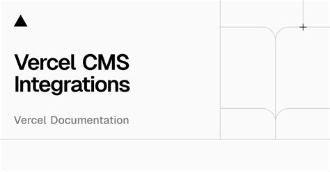 Vercel Cms Integrations