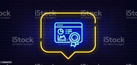 서재응 통계 줄 아이콘입니다 검색 엔진 인증서 서명 네온 라이트 스피치 버블 벡터 0명에 대한 스톡 벡터 아트 및 기타 이미지 0명 3차원 형태 개념 Istock