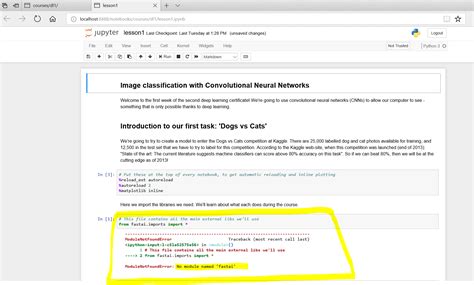 modulenotfounderror windows10 · issue 655 · fastai fastai · github