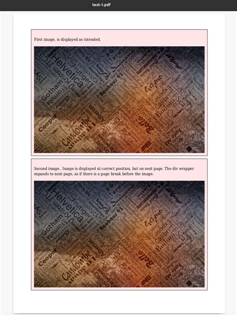 Unnecessary Page Breaks With Image Tags Issue 1548 Mpdf Mpdf GitHub