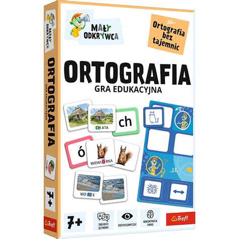 Gra Planszowa Gra Ortografiamały Odkrywca Trefl 5900511028034 • Cena