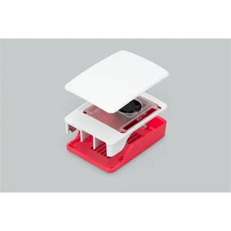 Raspberry Pi 5用 公式ケース赤白 Sc1159 1個（直送品） アスクル