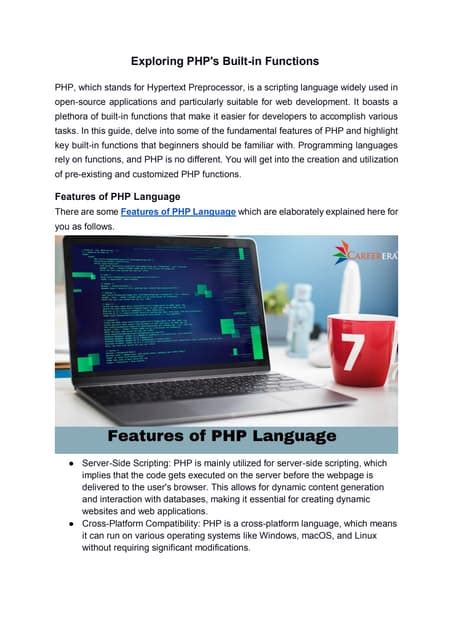 Exploring Phps Built In Functions Pdf