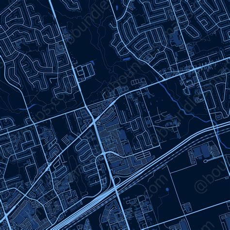 Ajax Dark Blue Vector Map Boundless Maps