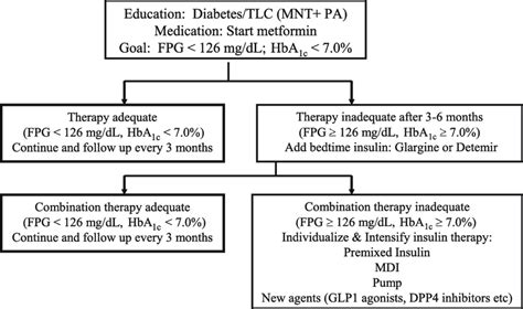 Treatment Algorithm For Type 2 Diabetes In Adolescents Adapted With Download Scientific
