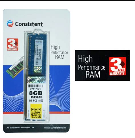 Consistent 8gb Ddr3 1600 Mhz Desktop Ram High Speed Performance Memory Gigastar