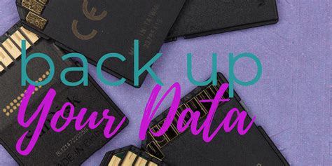 Back Up Your Data Balance Shared