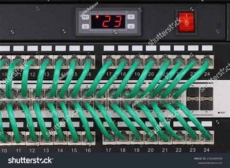 Connecting Patch Cords Ethernet Switches Rack Stock Photo Shutterstock
