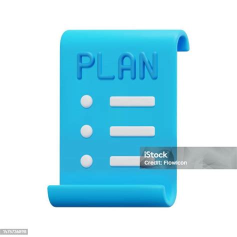 3d 사업 계획 아이콘 벡터입니다 흰색 배경에 격리 3d 비즈니스 모델 비즈니스 및 금융 개념 만화 최소한의 스타일 3d 체크리스트 보고서 아이콘 벡터 렌더링 그림입니다