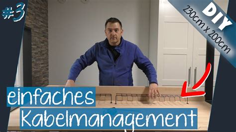 Cleveres Kabelmanagement Für Meinen Xxl Eckschreibtisch Diy 3 Youtube