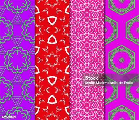 아트 데코 패턴의 기하학적 요소 집합입니다 완벽 한 패턴입니다 벡터 일러스트입니다 인쇄 프레 젠 테이 션 섬유 산업을 위한 디자인입니다 부족 민족 아랍어 패션 장식