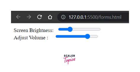 Html Forms Input Types Scaler Topics