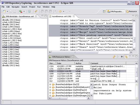 SVN Annotate View