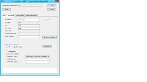How To Setup Sftp Key Authentication When Using The Control M Managed File Transfer Built In