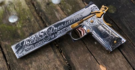 Exclusive Jesse James Reveals 45 Caliber Pistol He Made For President Trump Maxim