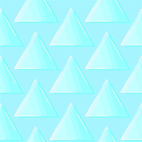 Premium Vector Glass Triangles Pattern