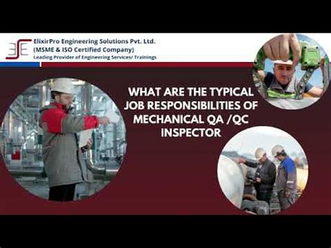 MECHANICAL QA QC INSPECTIONS U ElixirProEngg