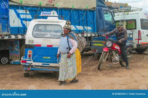 Peruvian Chola Staring Into The Fields Editorial Photo Cartoondealer Com