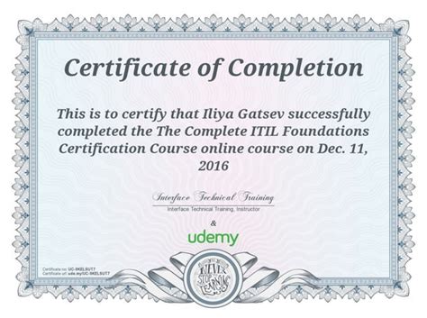Iliya Gatsev The Complete Itil Foundations Certification Course Year 2016 Ppt