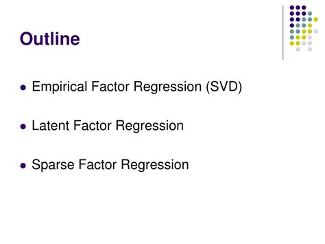 ppt bayesian factor regression models in the “large p small n