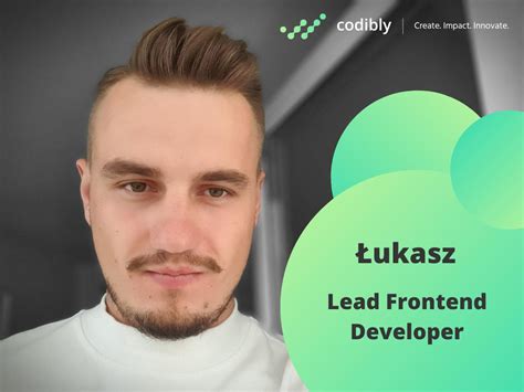 Codibly On Linkedin Meet Łukasz Lead Frontend Developer In Codibly Being A Leader Means To
