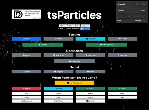 React By Tsparticles A React Template Built At Lightspeed
