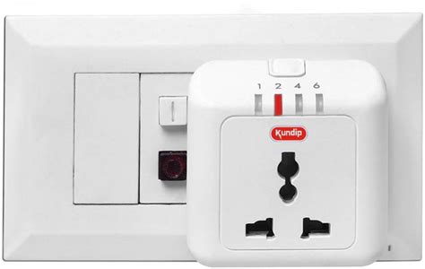 Kundip Timer Socket 6a Automatic Power Cut Off Smart Universal Plug Socket Preset Electronic