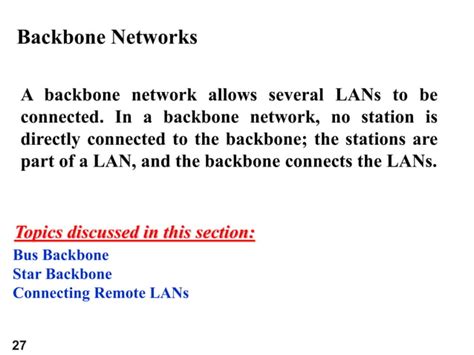 Lecture 2 Connecting Lans Backbone Networks And Virtual Lansppt