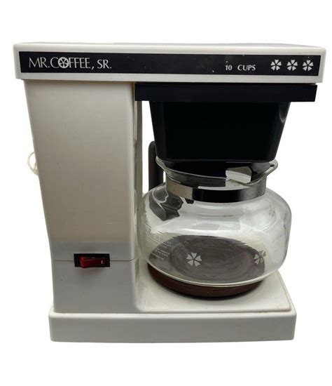 Vintage Mr Coffee Sr Model Cm10 Coffee Maker With Pot Tested And