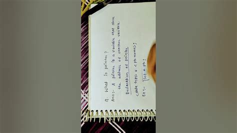 What Is A Pointer 🔥c Language Special Variable Coding Clanguage