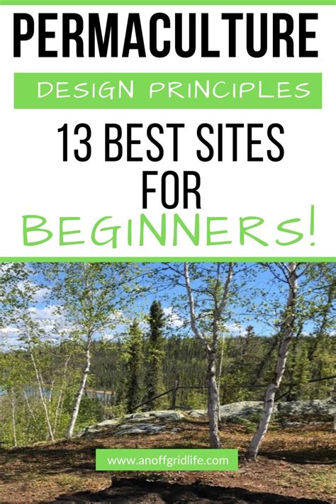 Permaculture Design Principles Best Sites For Beginners An Off Grid Life