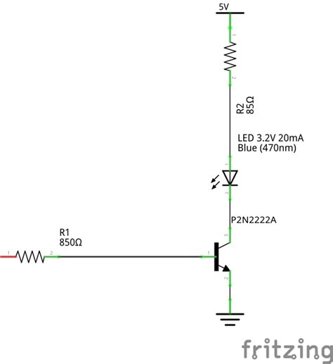 Is This Alright P2n2222a With Led General Electronics Arduino Forum