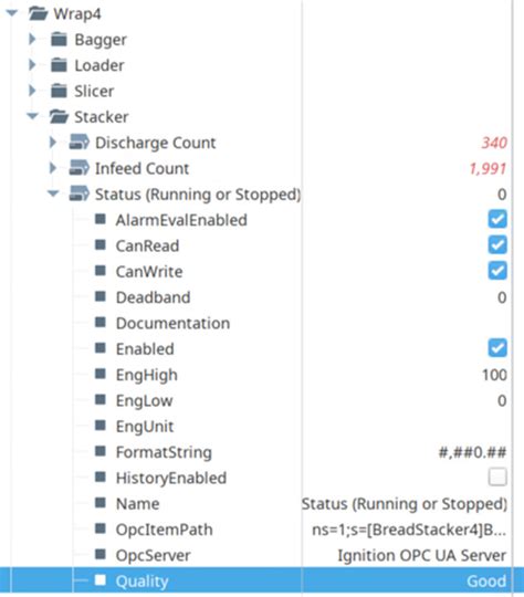 device tags not connected but showing good quality ignition