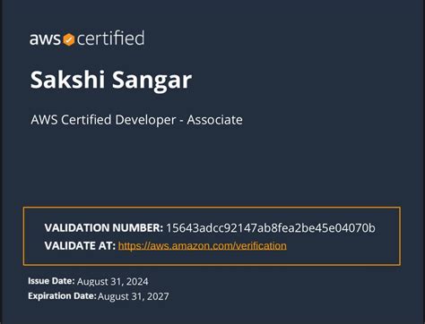 Sakshi Rasal Sangar On Linkedin Aws Cloudcomputing Certification Continuouslearning