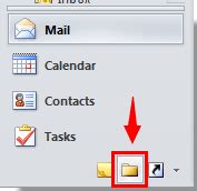 How To Show Or Hide Folder List View In Outlook