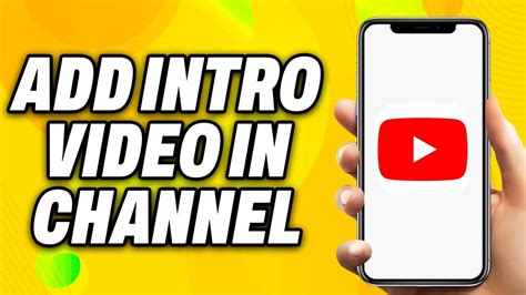 How To Add Intro Video In YouTube Channel 2025 Quick Fix YouTube