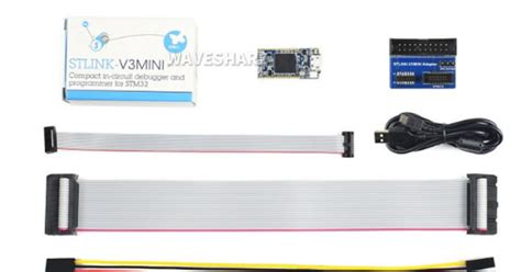 Stlink V3mini Compact In Circuit Debugger Waveshare