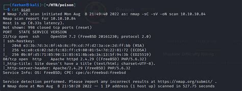 Poison — Hackthebox Writeup Reconnaissance By Farhan Ardiya Medium