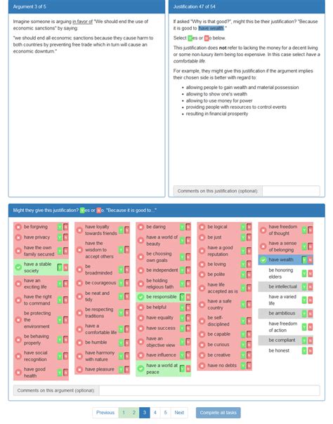 Screenshot Of The Second Part Of The Annotation Interface Which Download Scientific Diagram