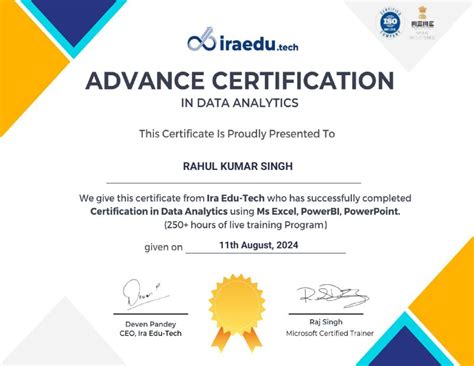 rahul kumar singh on linkedin dataanalytics advancedcertification