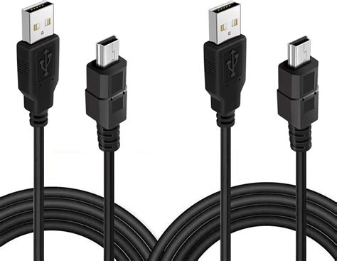 Batsoeasy 2 Pack 10ft Charging Cable Compatible With Ps3