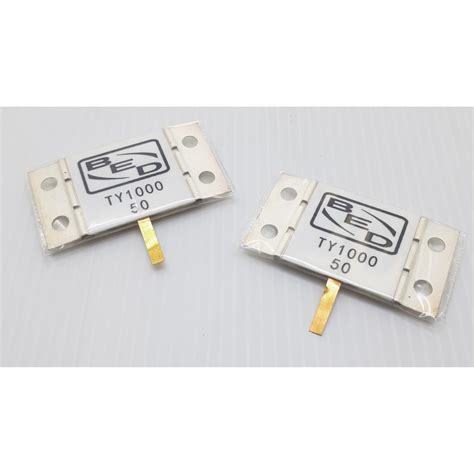 Jual Rf Resistor 50ohm 1000w Flange 50 Ohm 1000 Watt Kaki Satu Merek Rf