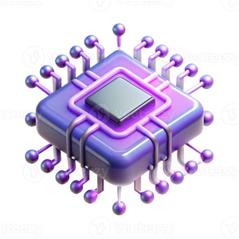 Dramatic Minimalist Stunning Modern A Single Microchip Magnified