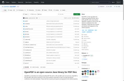 Openpdf Lightweight Open Source Java Library For Creating And Editing