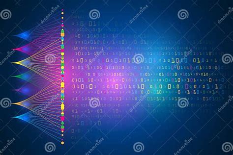 Big Data Visualization Futuristic Technology Abstract Data Connection Innovation Background