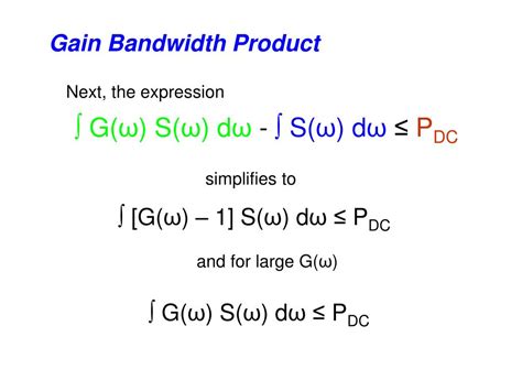 PPT Gain Bandwidth Product PowerPoint Presentation Free Download ID 350497
