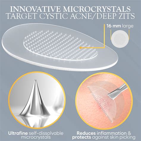 Bloomora Microdart Pimple Patch Cystic Acne Treatment Spot Patches Bloomora Microdart Pimple Patch Cystic Acne Treatment Spot Patches