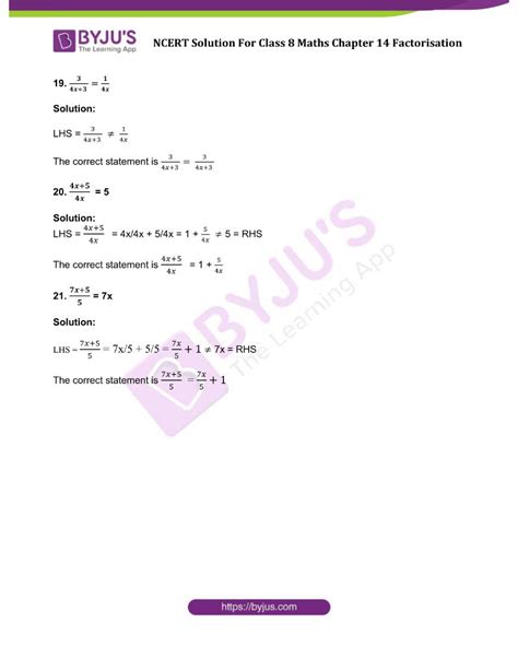 Ncert Solutions For Class 8 Maths Exercise 14 4 Chapter 14 Factorisation