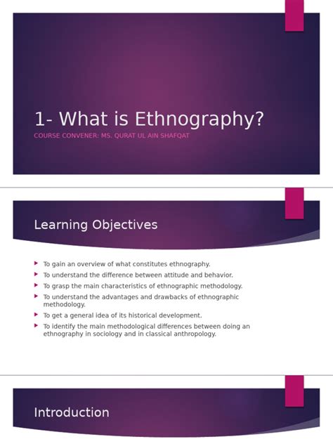 1 What Is Ethnography Pdf Ethnography Anthropology